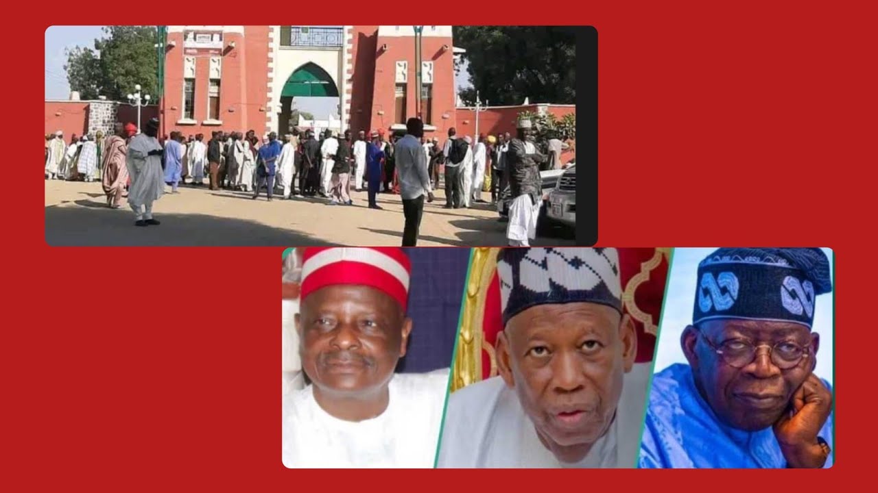 BREAKING MAJOR TENSION IN KANO AS GANDUJE USE FG 2 SEAL OFF EMIRS ...