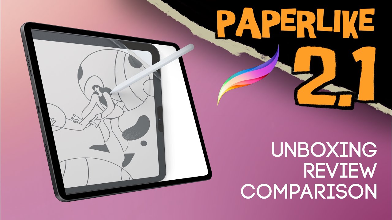 Paperlike 2.1 Screen Protector For iPad Pro 2022 | ASMR | REVIEW | COMPARISON - YouTube