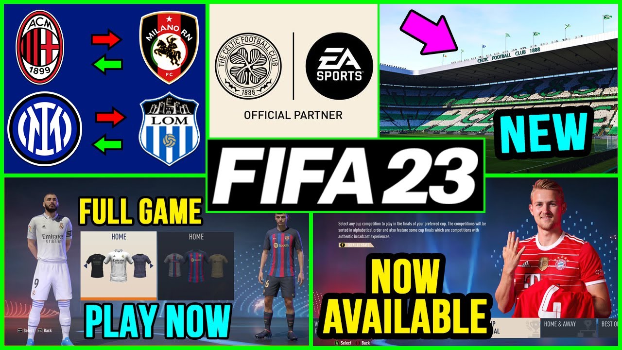FIFA 23 NEWS | NEW CONFIRMED Licenses, Stadiums, Faces - PLAY Full Game ...
