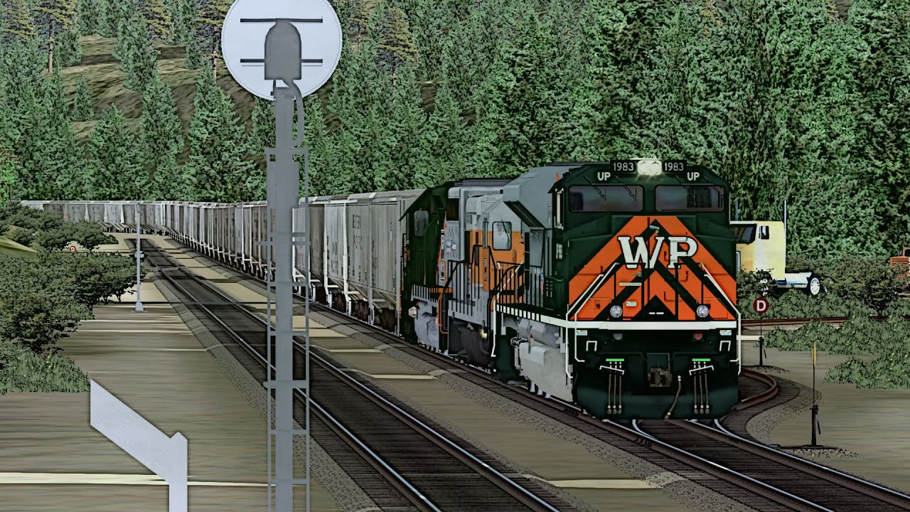 Open Rails - UP Canyon Subdivision | Grain Train West | UP Heritage ...