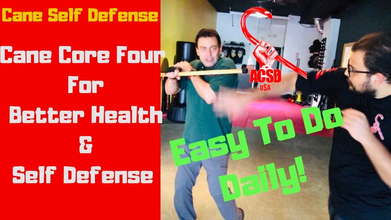 Cane Self Defense: Cane Core Four for Better Health & Self Defense ...