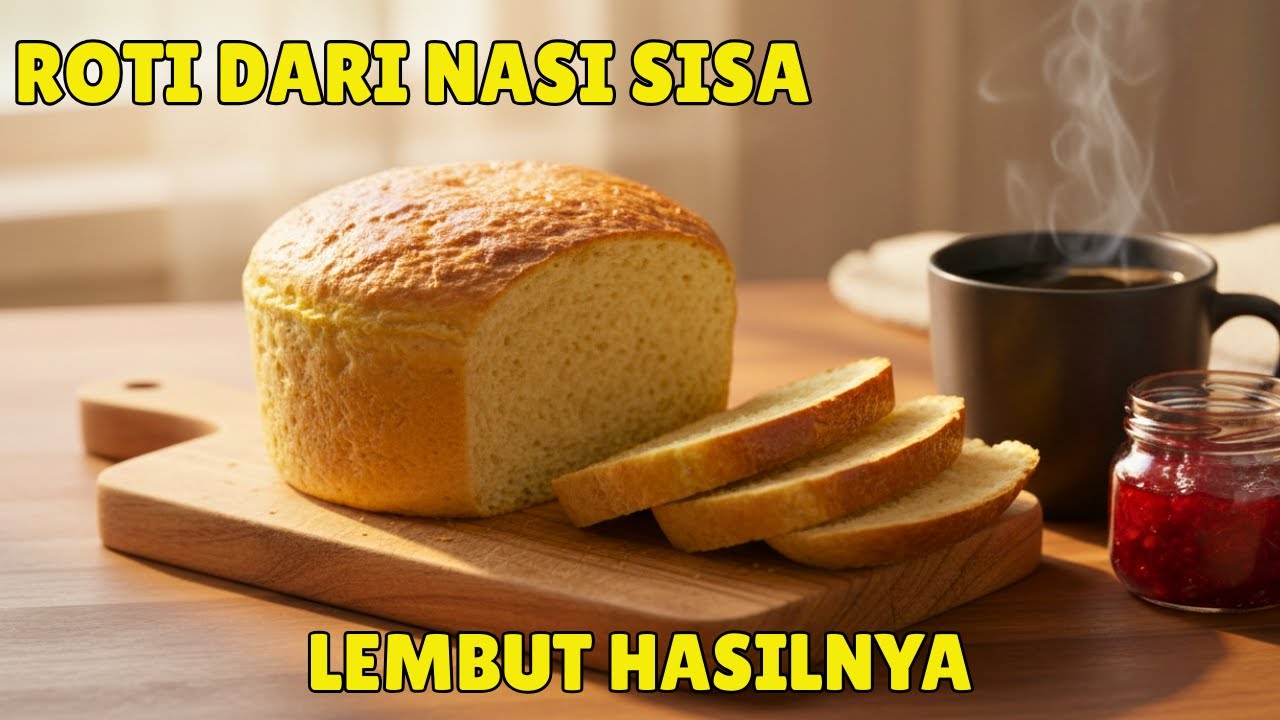 ROTI DARI NASI SISA? TERNYATA LEMBUT DAN ENAK HASILNYA - YouTube