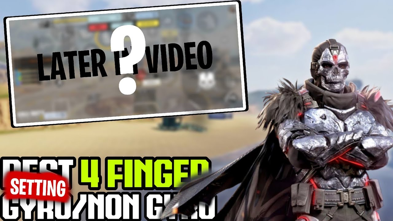 Best 4 FINGER (GYRO/NON GYRO) Setting In CODM - YouTube