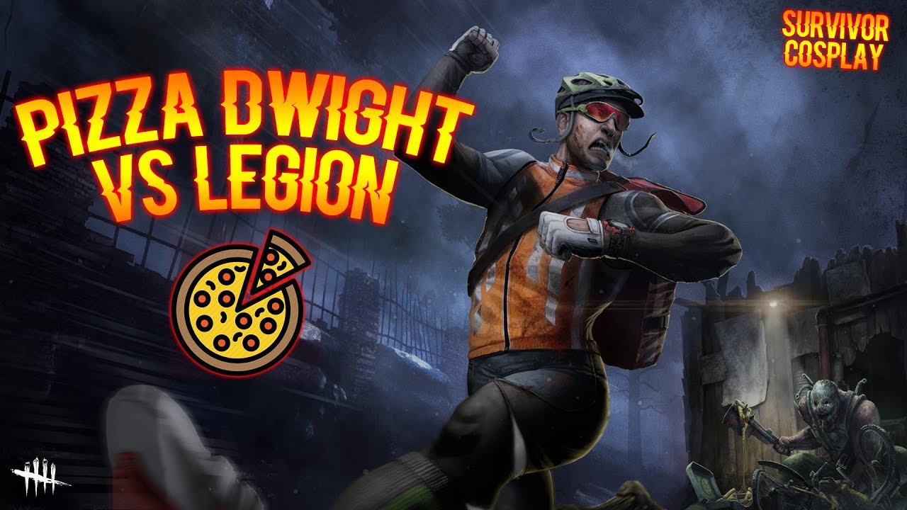 PIZZA DWIGHT VS LEGION - Survivor Cosplay Gameplay - Dead By Daylight ...