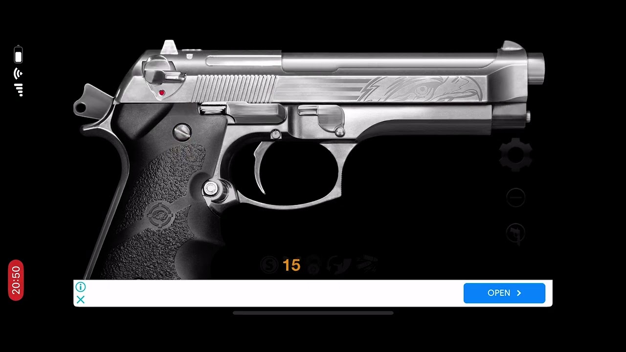 9MM reload loud sound - YouTube