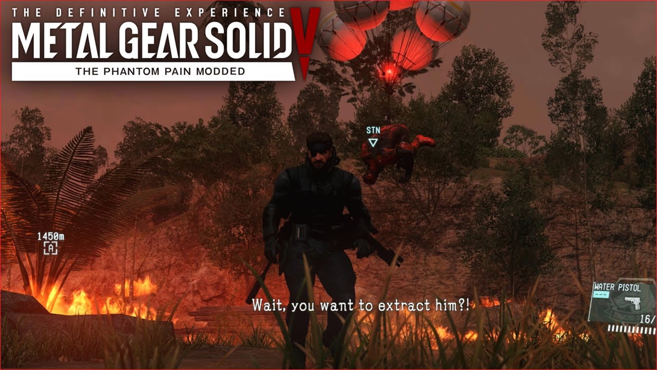 Extracting The Man on Fire - Modded MGS 5 - YouTube