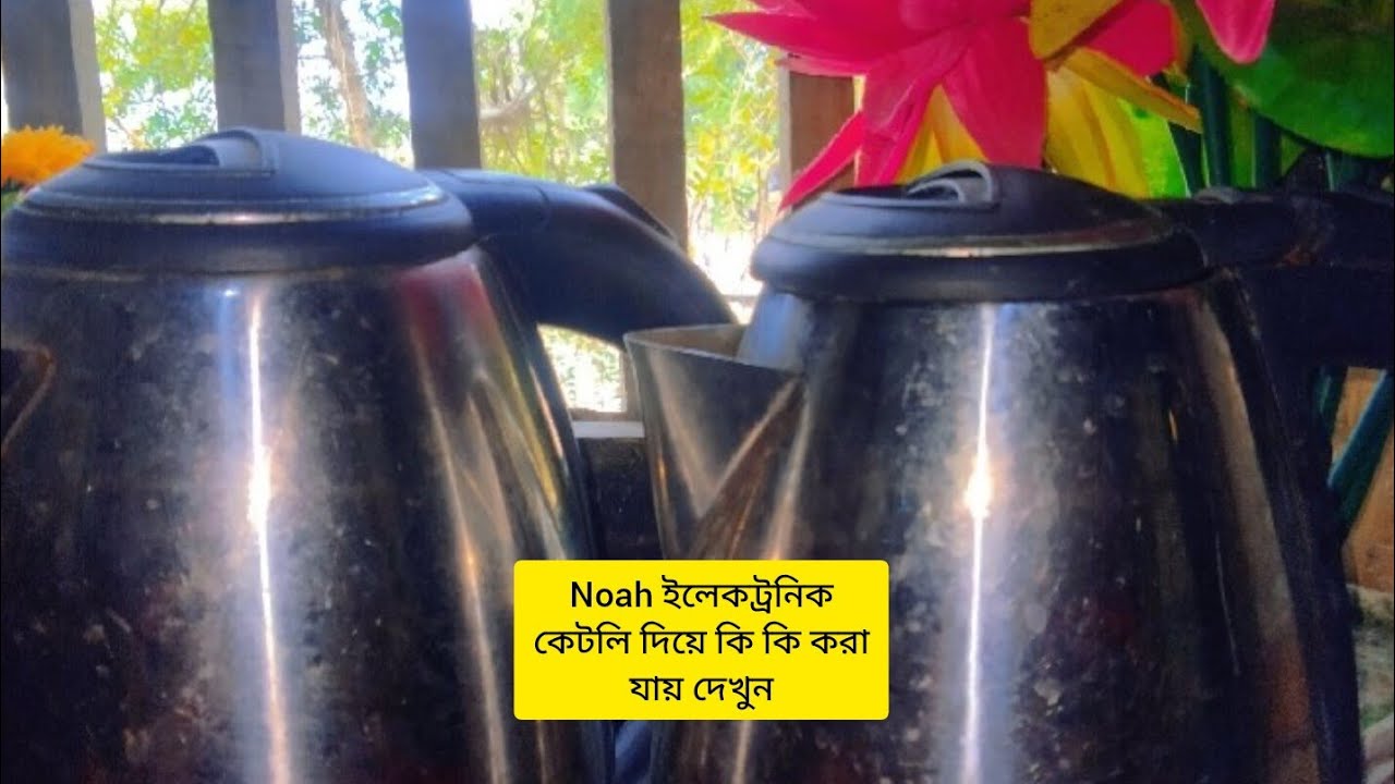 Noah electronic kettle। নোয়া ইলেকট্রনিক কেটলি দিয়ে কি করা যায় দেখুন।NOAH kettle।Electric ...