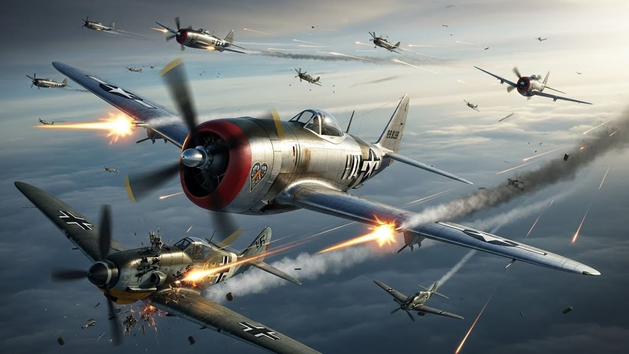 P-47 Thunderbolt: When 8x .50 Cals RAINED LEAD On German Pilots ...