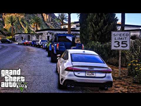 Ultimate GTA 5 Rich Life! Exploring Los Santos’ BIGGEST Mansion + Full Luxury Garage🔥💼