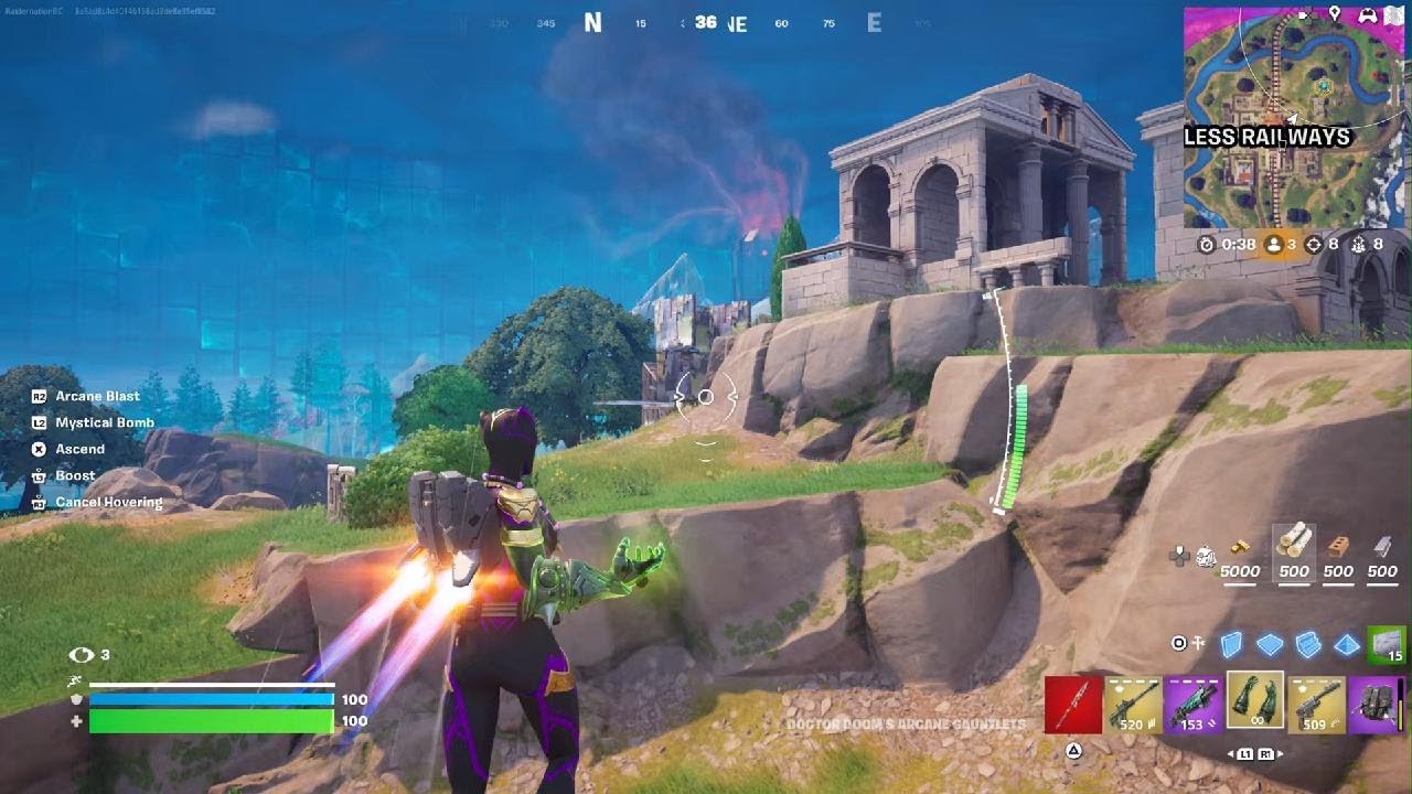 Fortnite Shuri win all medallion and dr doom mythic - YouTube