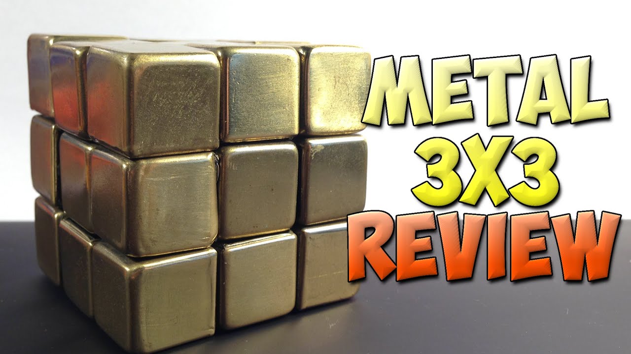 Metal 3x3 Rubik's Cube - Puzzle Review - YouTube