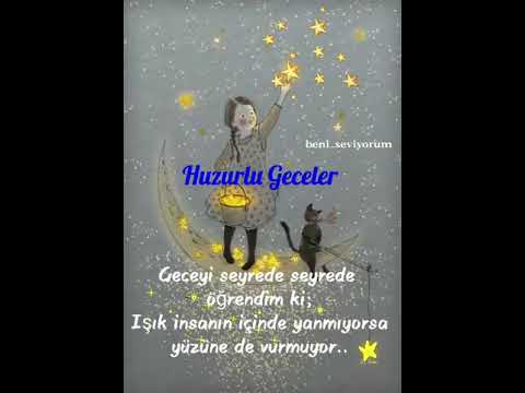 Güzel bir sabaha uyanmanız dileğiyle Huzurlu Geceniz olsun ⭐🌙   YouTube