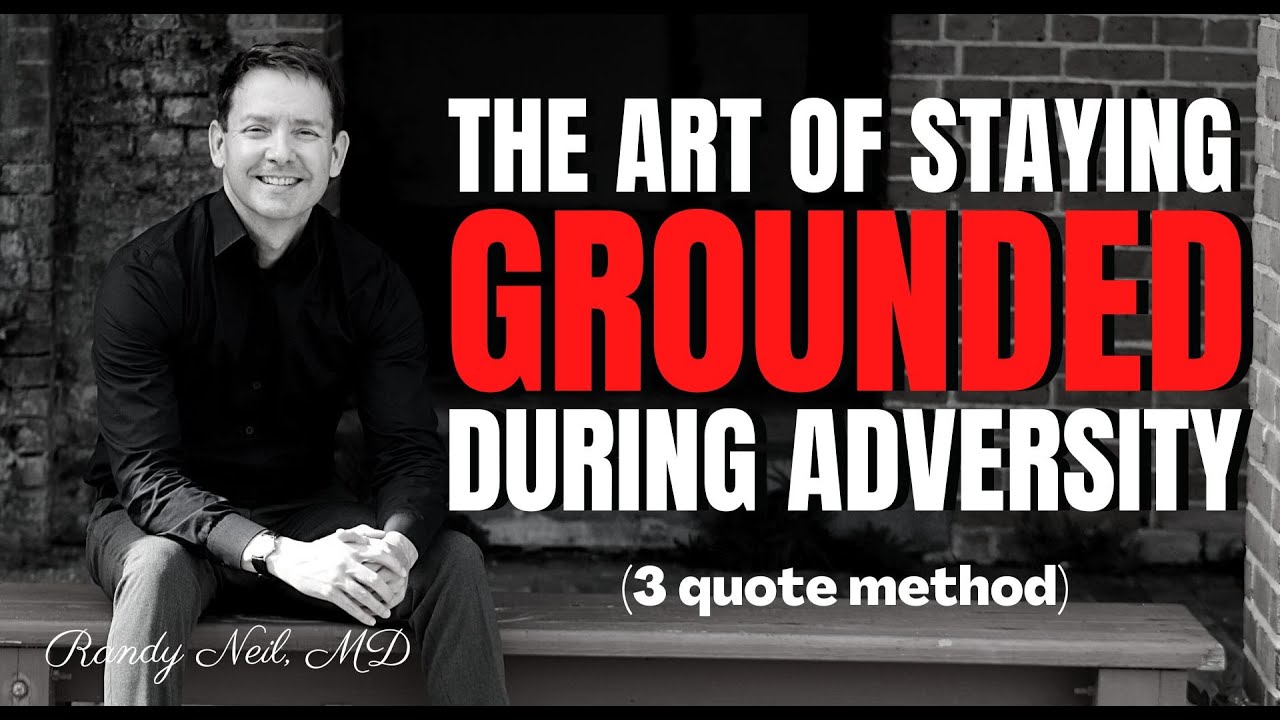 THE ART OF “STAYING GROUNDED”: THE 3 QUOTE METHOD - YouTube