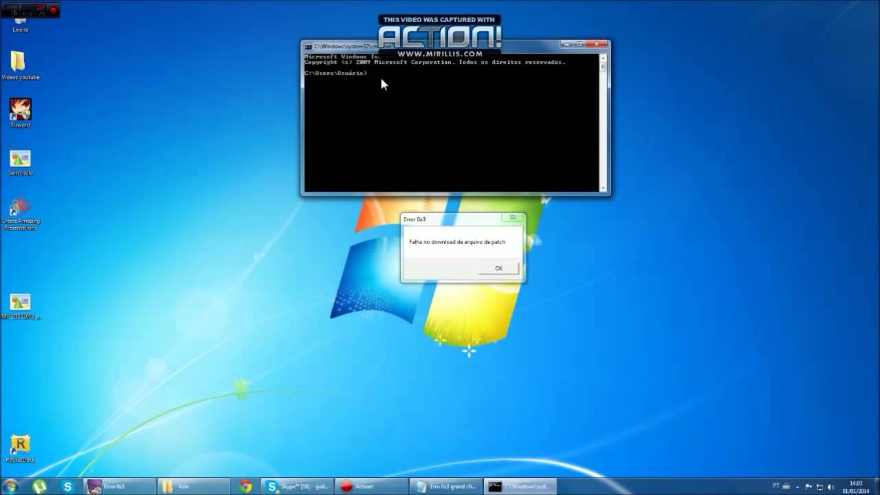 Como resolver error 0x3 BGC - YouTube