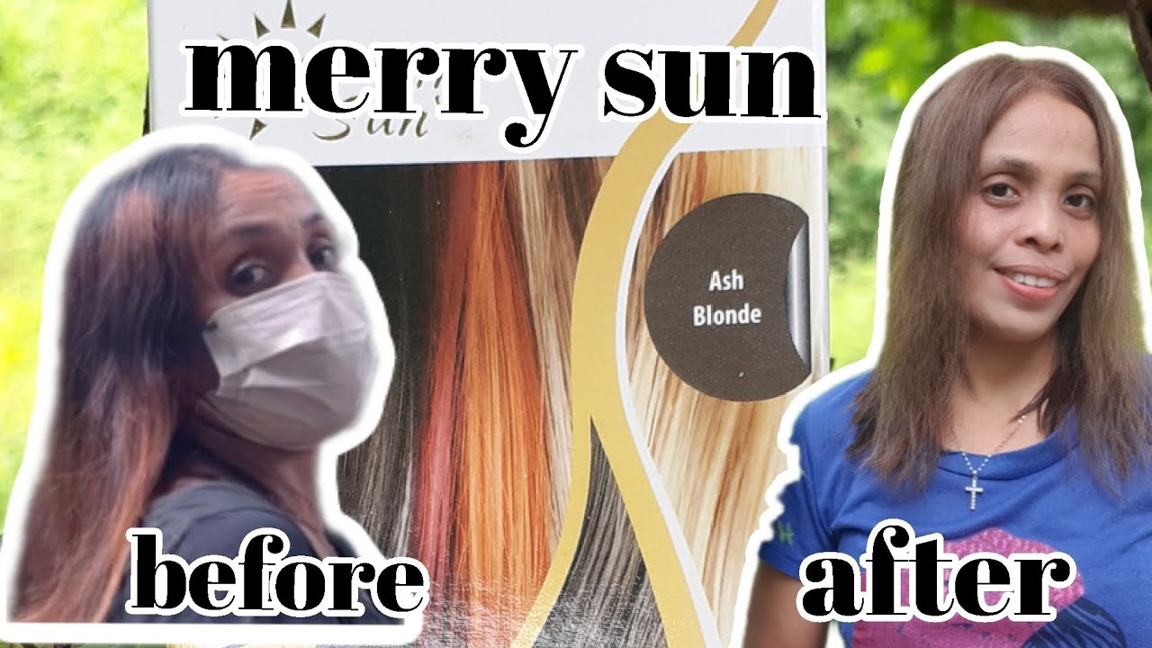 MERRY SUN ASH BLONDE//PERMANENT HAIR COLOR// - YouTube