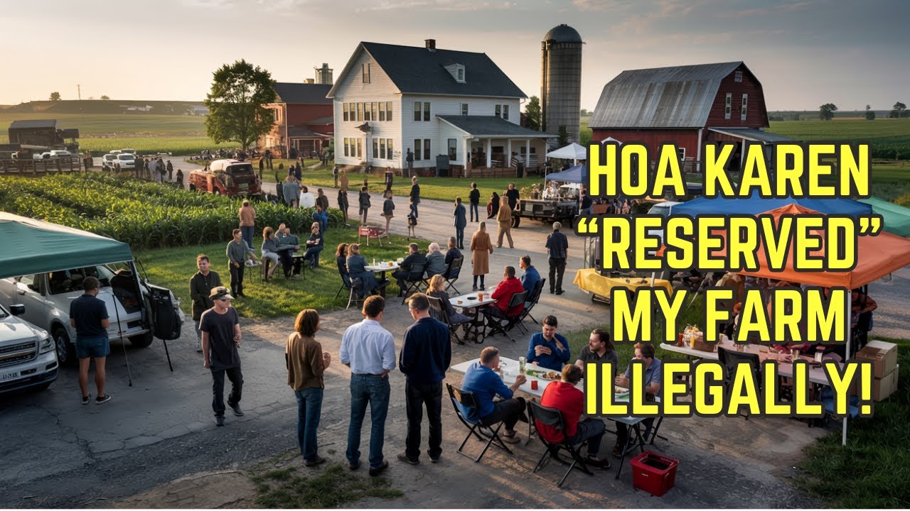 HOA Karen “Reserved” My 160 Year Old Farm for a 66 Person HOA Event ...