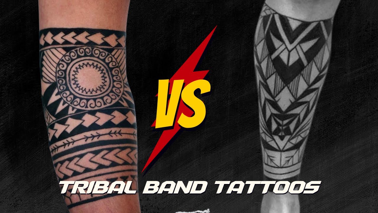 61+ Tribal Band Tattoos You Need To See! - YouTube
