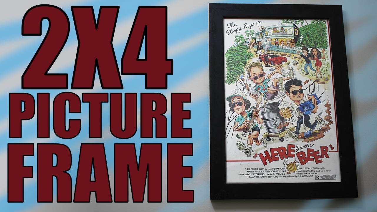 Easy DIY Frame From a Single 2X4 - YouTube