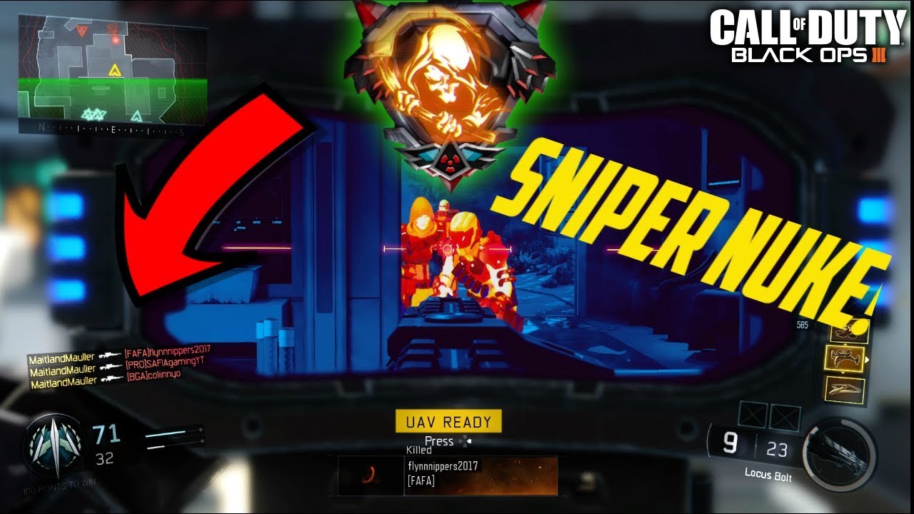 (CRAZY) *BO3* TDM SNIPING NUKE *LIT FEEDS* - YouTube