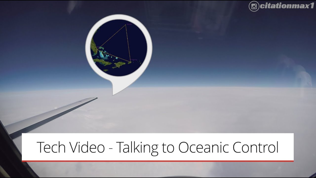 Communicating with ATC over the Atlantic ocean! - YouTube