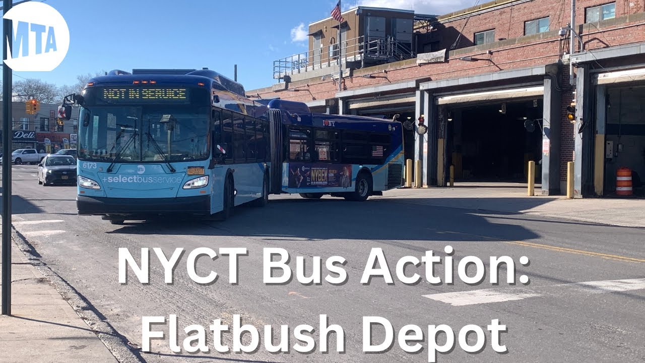 MTA NYCT/MTA Bus: MTA Mini Bus Action @Flatbush Depot - YouTube