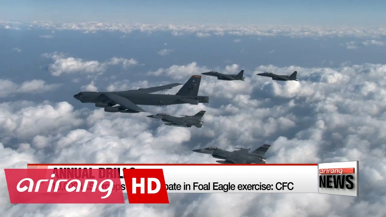 10,000 U.S. troops to participate in Foal Eagle exercise - YouTube