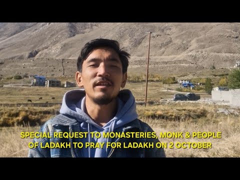 Special Request for Ladakhi People | Stanzin Shayan | 2 October Message ...
