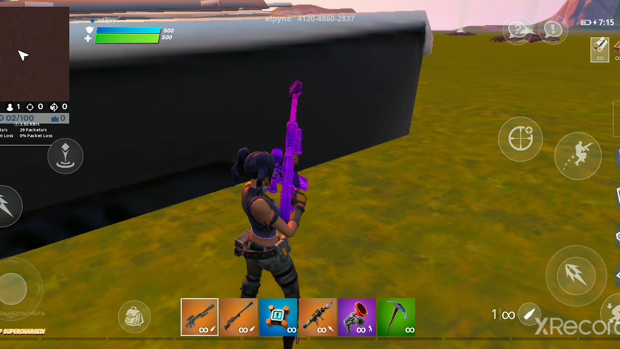 TrickShot Pickaxe Swing! - YouTube