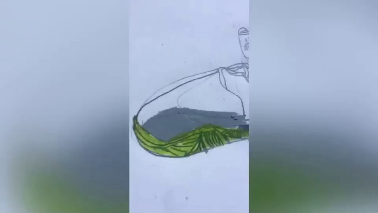 Drawing the kyrie fives - YouTube