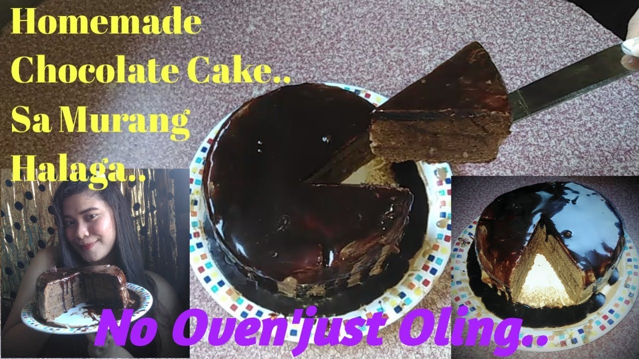 NO Bake/No Oven /Chocolate Cake.. Sa Murang Halaga (No ovenNo stoves ...