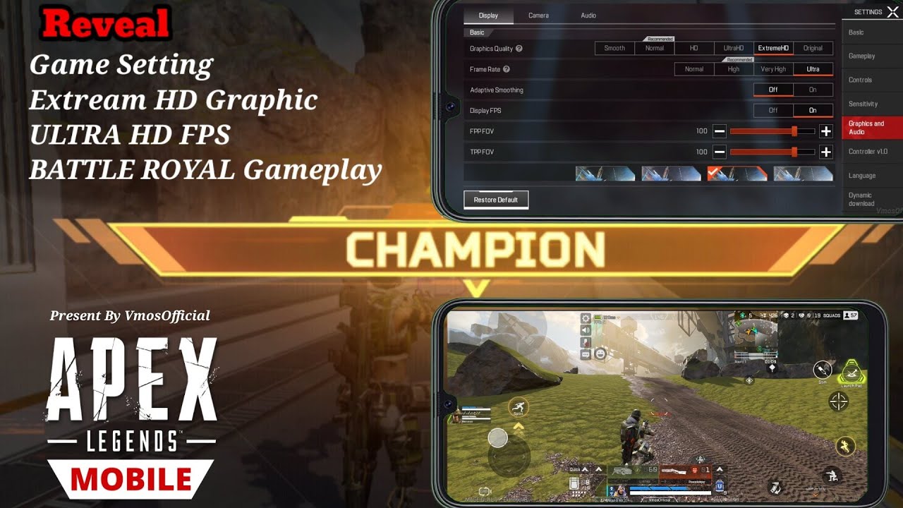 Apex Legends Mobile Extream HD Graphic ULTRA HD FPS + Sensitive And ...