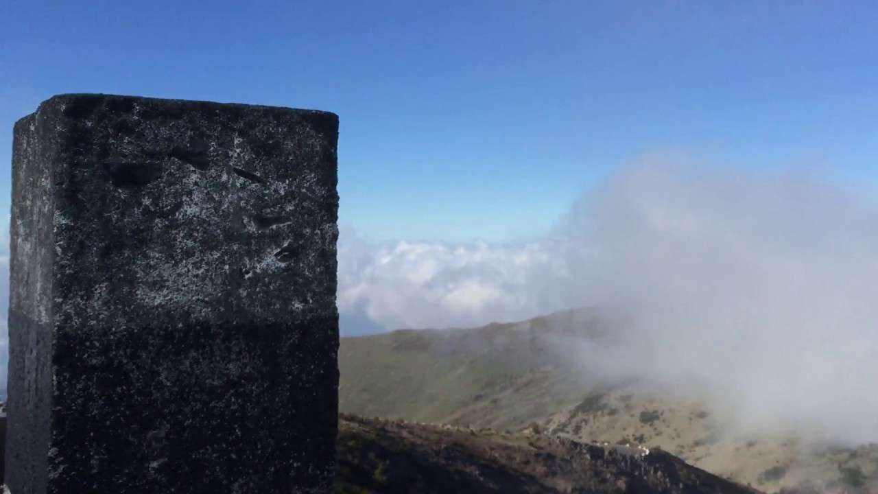 Madeira, Pico do Arieiro Observatory in strong wind 2015 04 05 09 56 ...