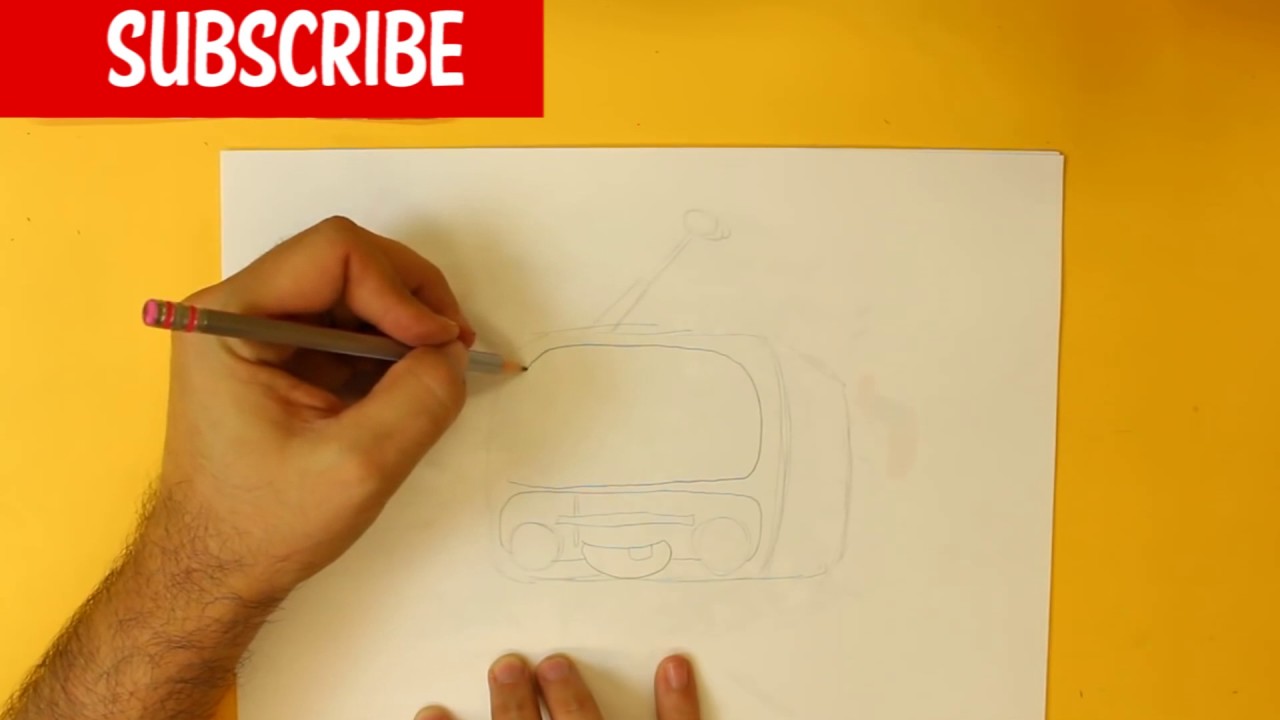 HOW TO DRAW A RADIO CUTE, Easy step by step drawing lessons for kids ...