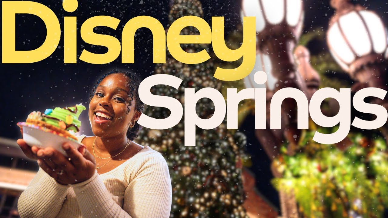 Disney Springs Christmas Tree Stroll 2023 - YouTube
