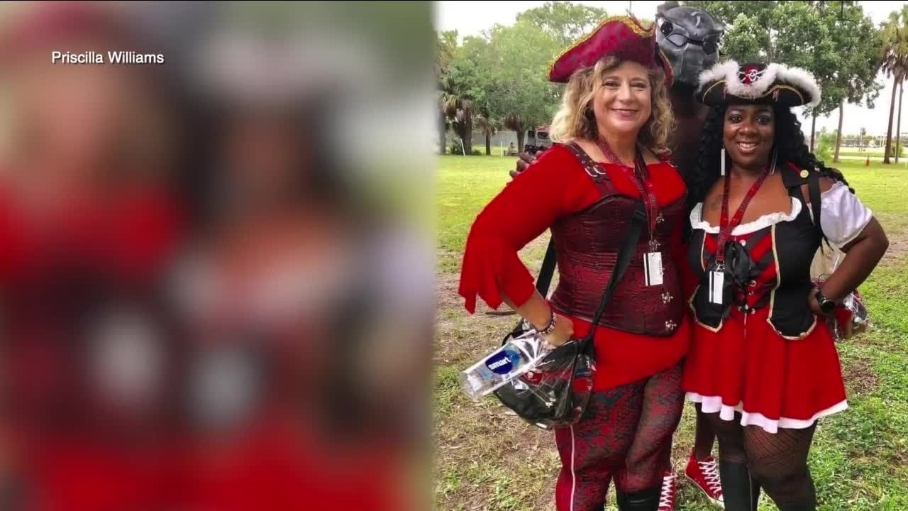 Priscilla Williams named Bucs' Fan of the Year - YouTube