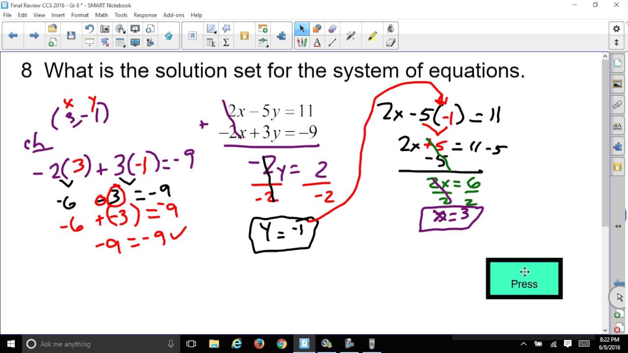 Review for Grade 8 Final Exam Show #2 -2016 - YouTube