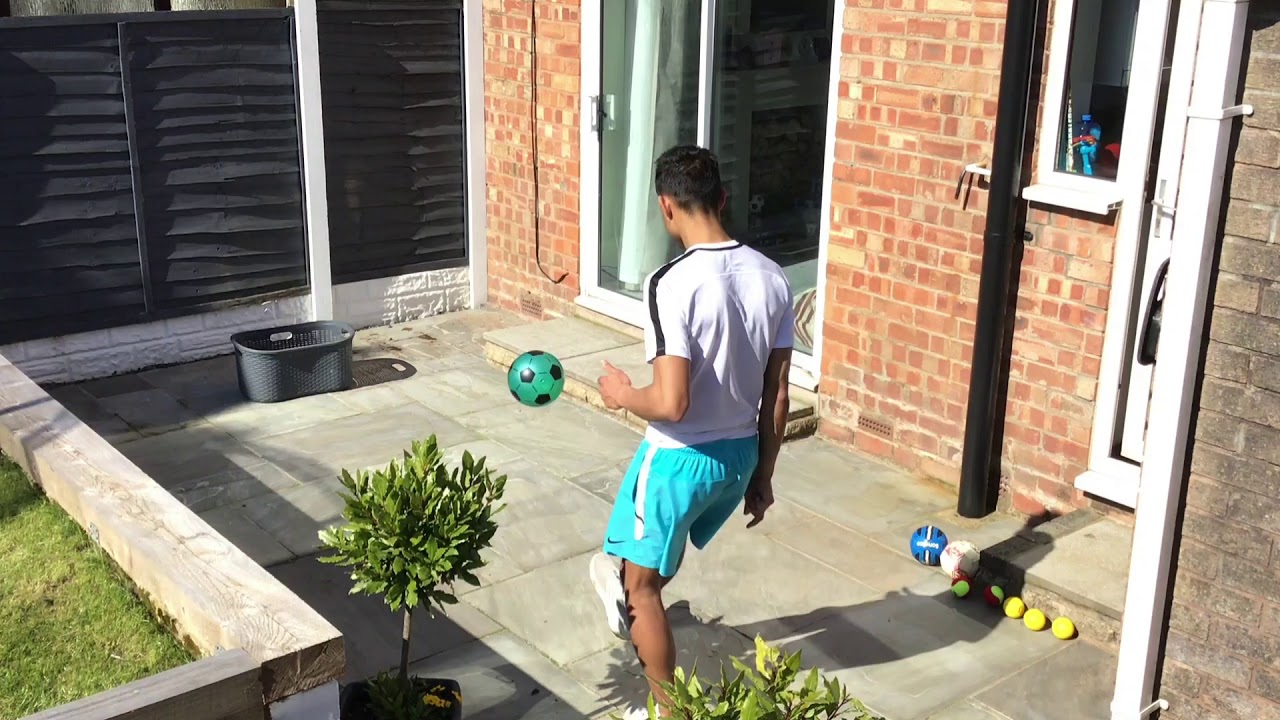 Football Chip challenge - YouTube
