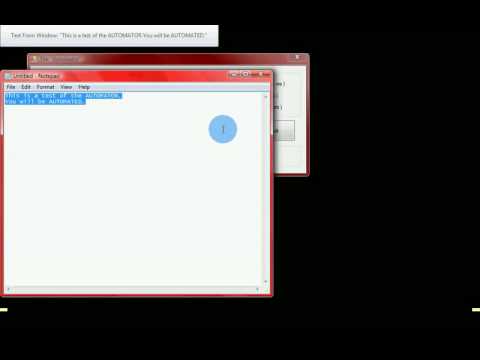 AutoIt C# Example - the "Automator" - YouTube