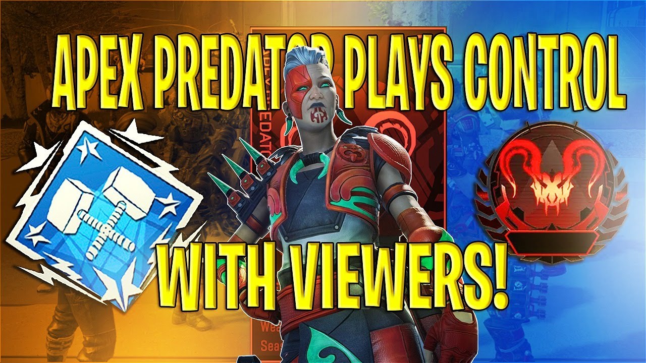 Apex predator plays new game mode CONTROL with viewers and Dominates ...