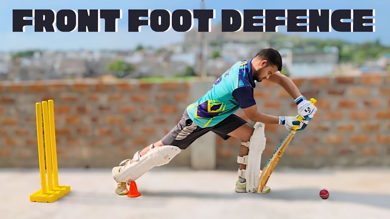 FRONT FOOT DEFENCE PRACTICE AT HOME | 4 Important Drills to make ...