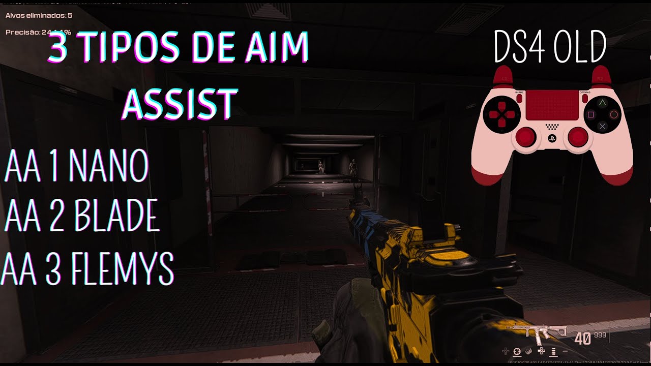 DS4 AIM ASSIST BUFFADO NO RECOIL PING AIM ASSIST DIRECIONAL 0 MS ...