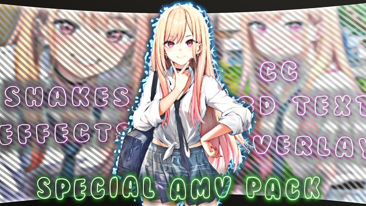 Special Amv Pack For Alight Motion 🔥 Shakes, Cc, Effects, 3d texts ...