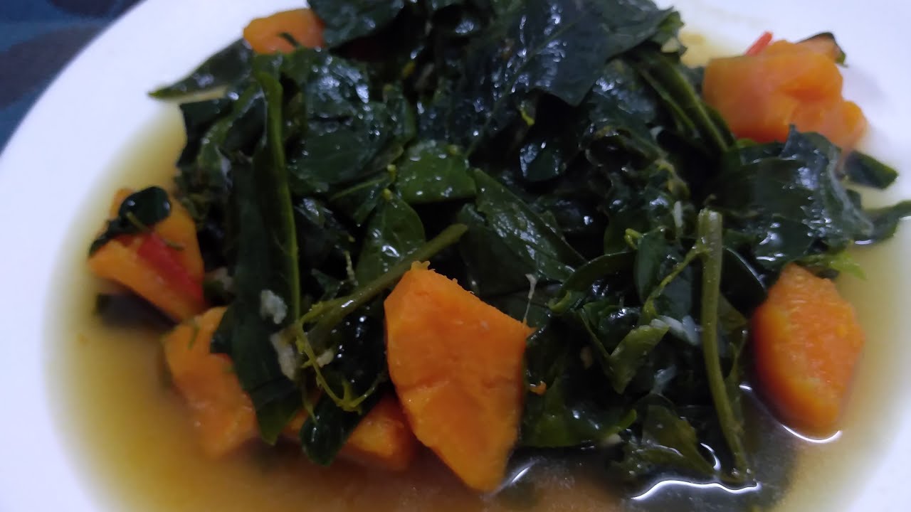 sayur pucuk Manis||sweet leaf recipe - YouTube