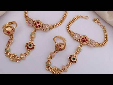 Trending 😍Gold Hathful 😍👌😍Latest Unique Design 😍😍youtube Par Pahli Bar ...