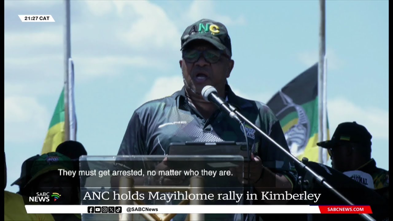 ANC holds Mayihlome rally in Kimberley - YouTube