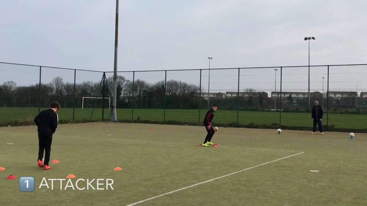 Your Technical Football Coach ️ 1v1 Practice ️ Creating Space to ...