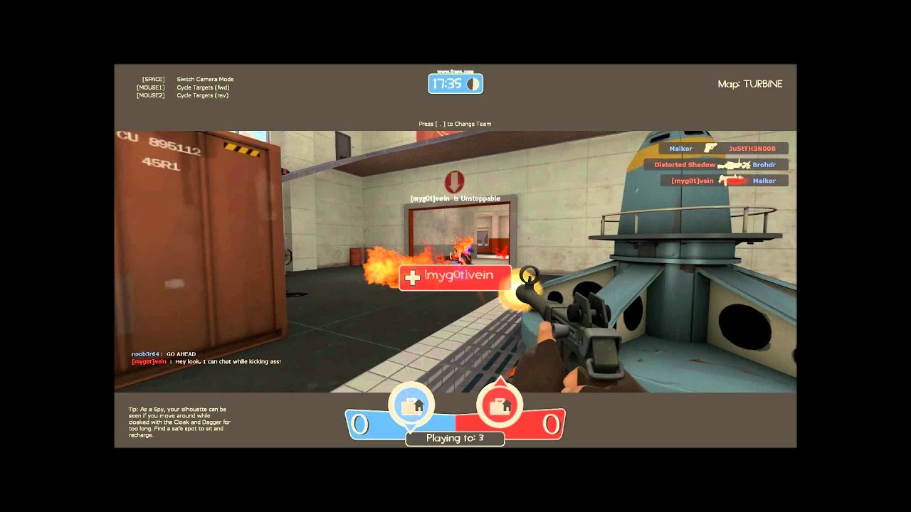 [myg0t]vein - aimbot, speedhack, possible wallhack - YouTube