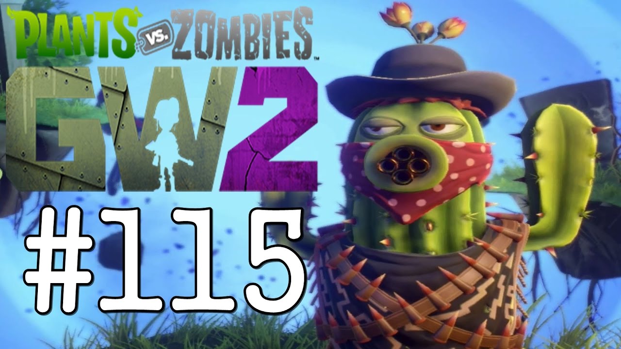 식물 vs 좀비 가든워페어 2 #115 도적선인장 Bandit Cactus / Plants vs. Zombies: Garden ...