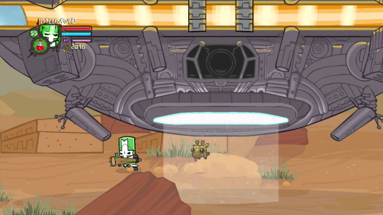 aliens ? in castle crashers ? - YouTube