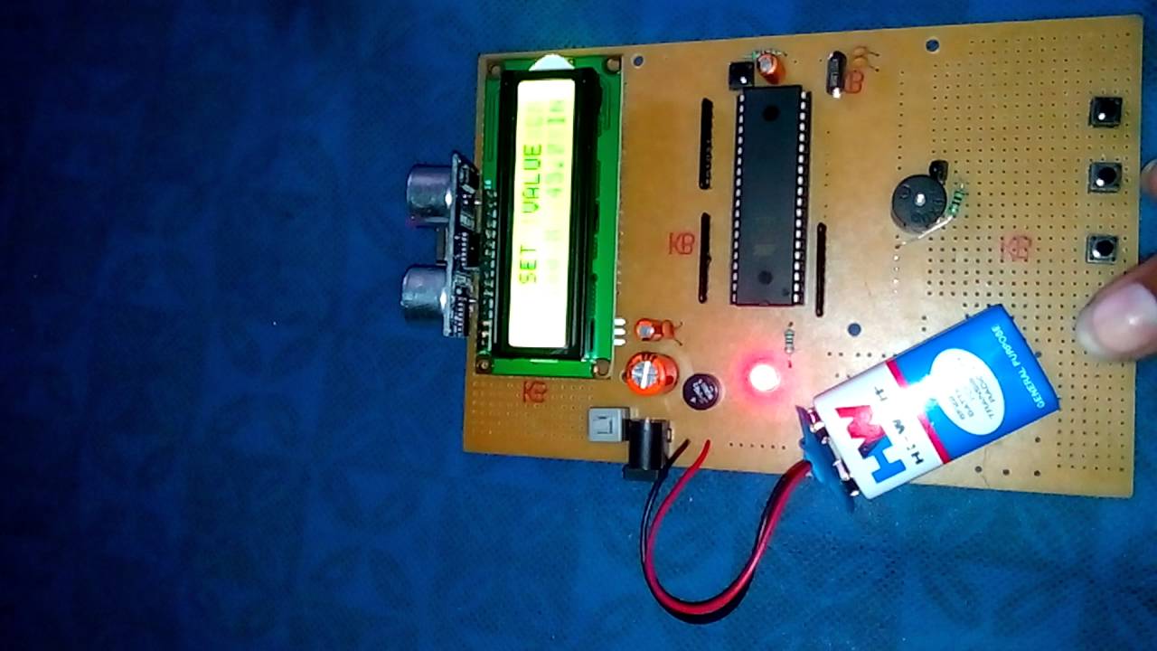 Ultrasonic navigation device for blind people - YouTube